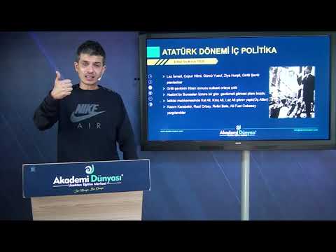 KPSS | Tarih | Atatürk Dönemi İç Politikalar | Orhun ATAÇ
