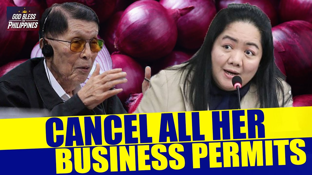 Enrile kay sibuyas queen Leah Cruz: Cancel all her business permits ...