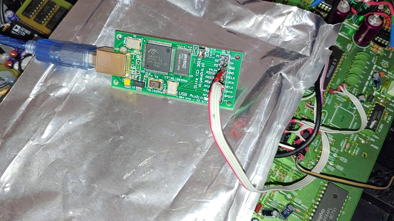 Usb Dac TDA 1541 NOS and AD1865n I2S - YouTube