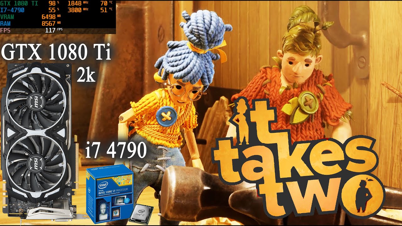It Takes Two PC Gameplay 2k ( 1440p ) ultra settings GTX 1080 ti | i7 ...