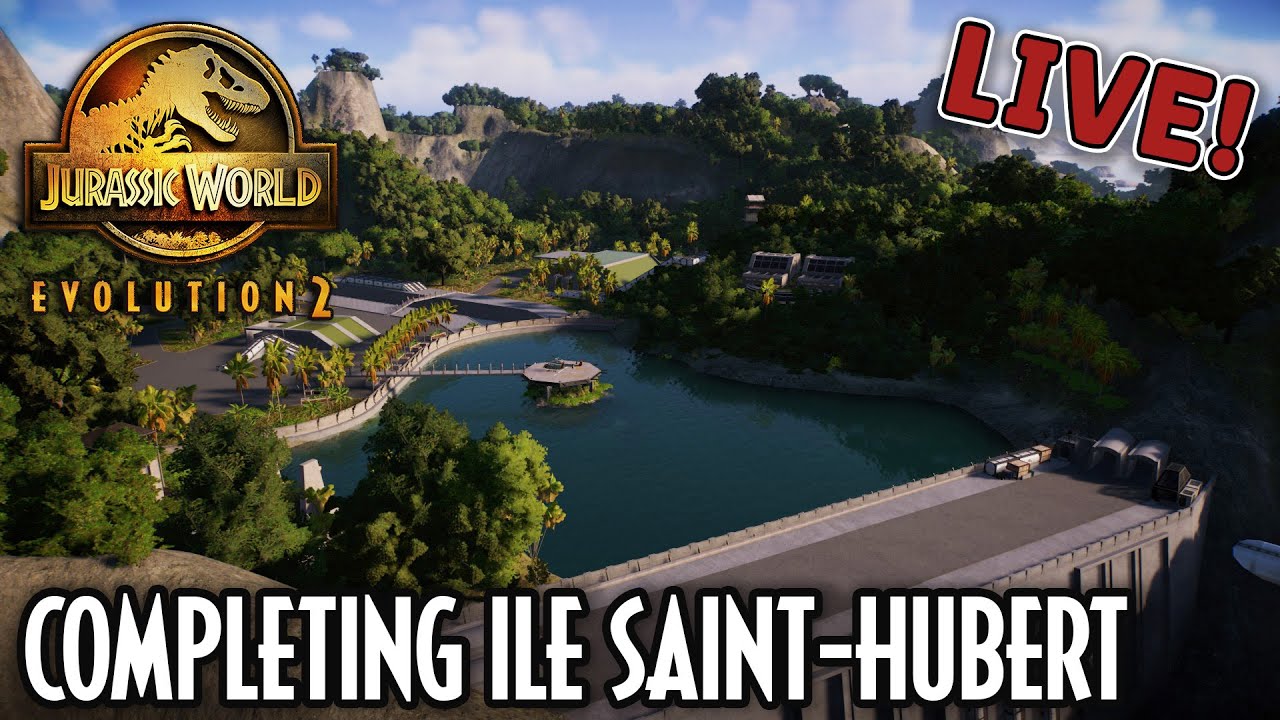 Completing ILE SAINT-HUBERT in Jurassic World Evolution 2! - YouTube