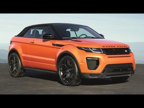 Land Rover Officially Reveals ROOFLESS all-terrain Evoque SUV - YouTube