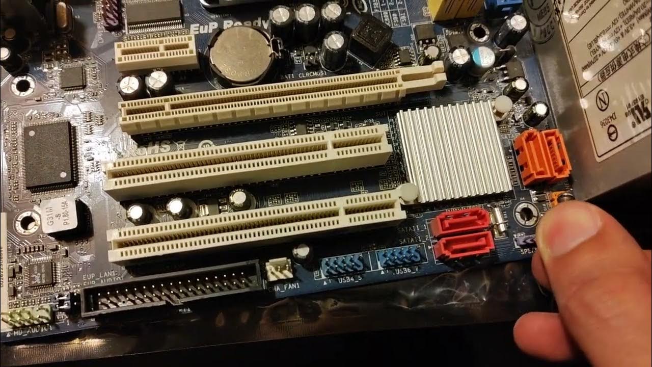 Материнская плата Asrock G31M-S, процессор Intel Core2Duo E8400, 256mb ...