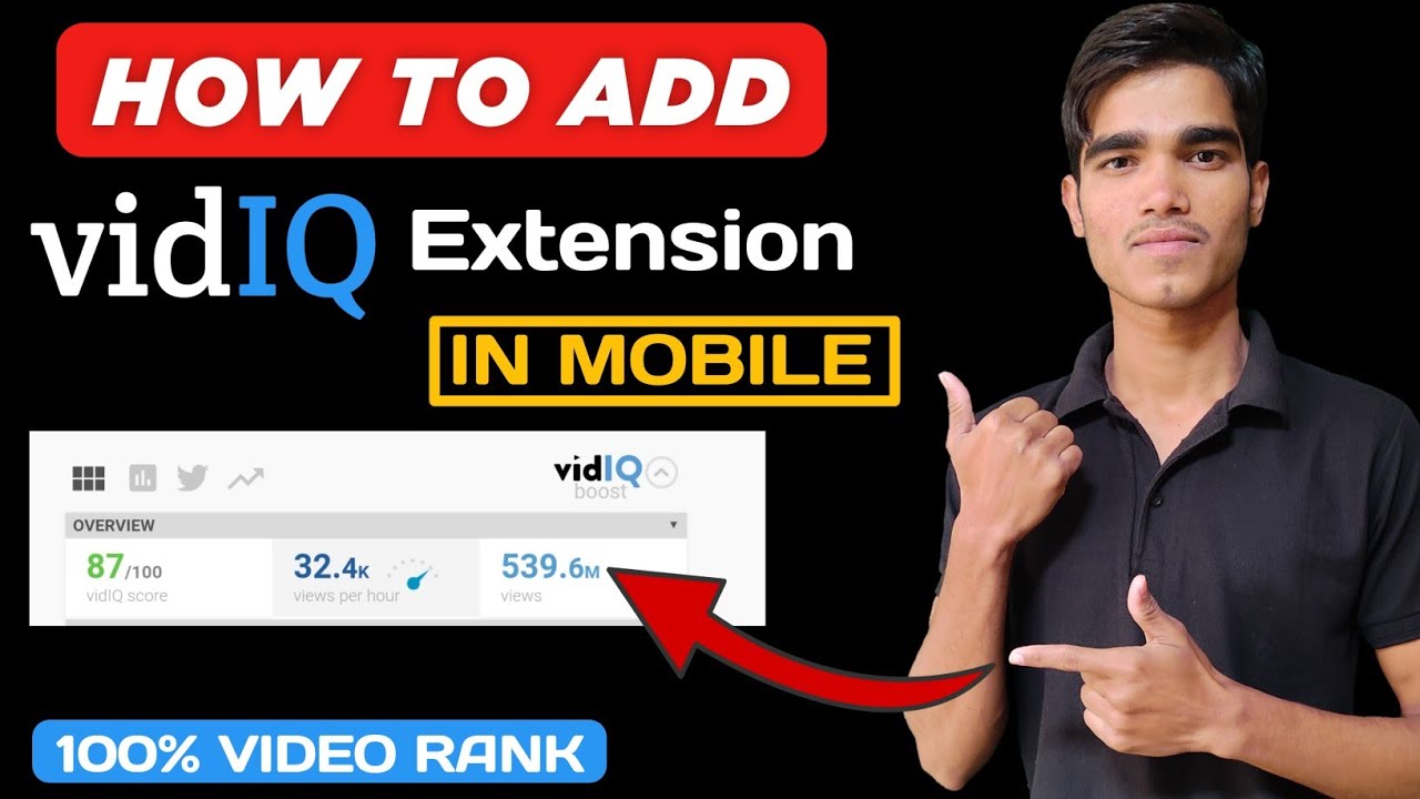 Vidiq extension for mobile | How to install vidiq extension in Android ...