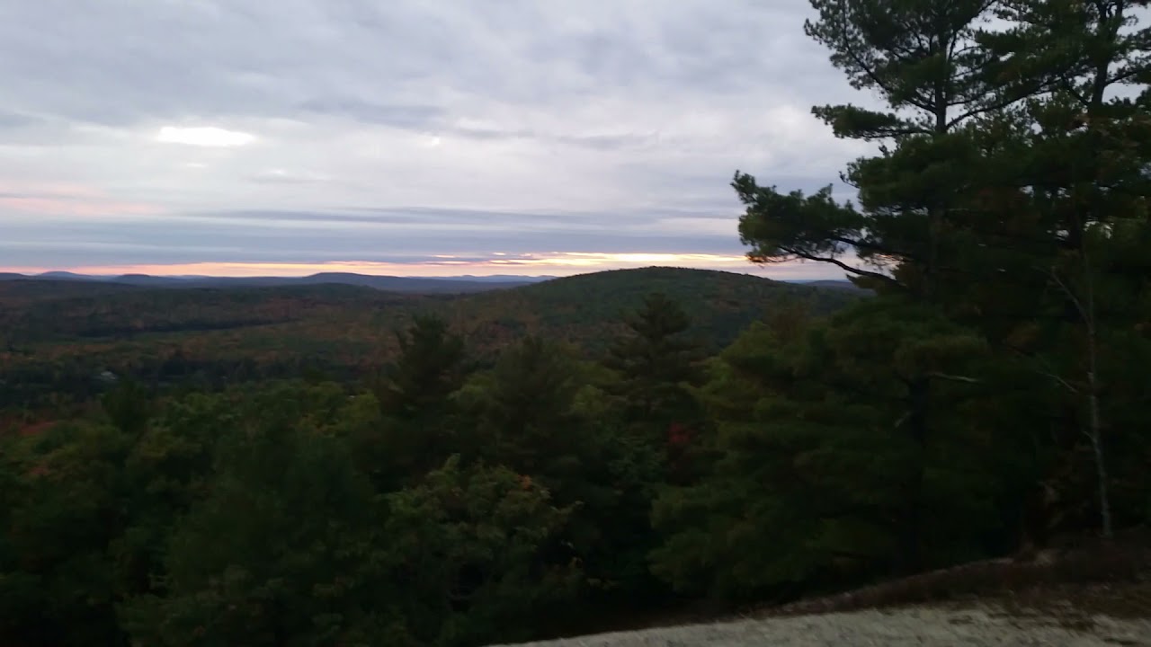 Sunset Rock Dedham Maine - YouTube
