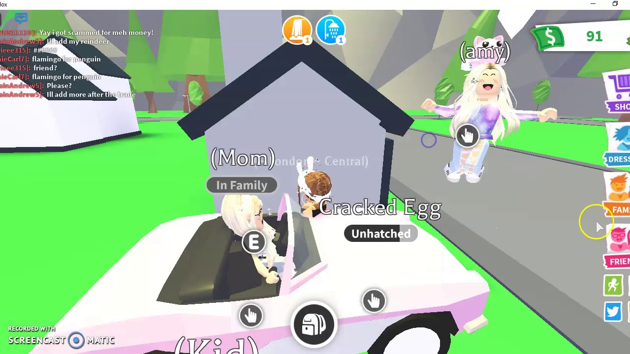 Playing adopt me! - YouTube