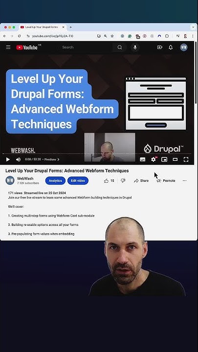 Level Up Your Drupal Forms: Advanced Webform Techniques - YouTube