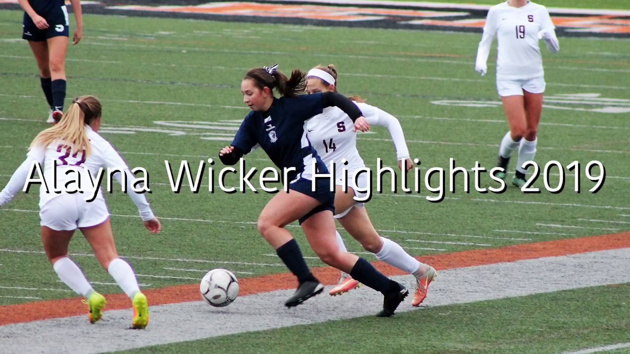 Alayna Wicker High school Soccer Highlights 2019 - YouTube