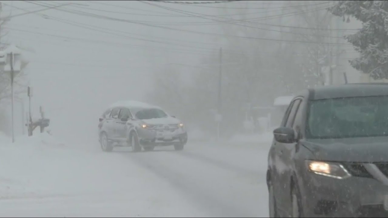 Powerful winter storm puts millions on alert for heavy snow, ice - YouTube