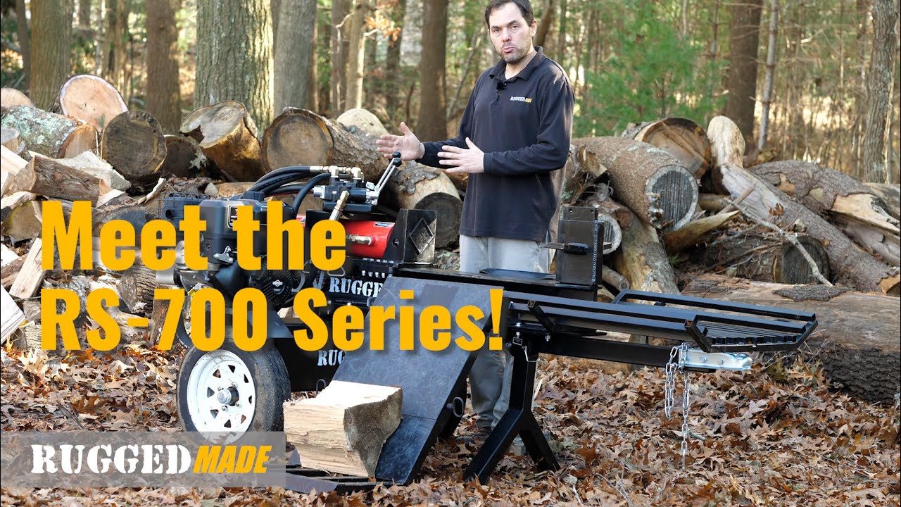 Meet the RuggedSplit 700-Series Log Splitter by RuggedMade - YouTube