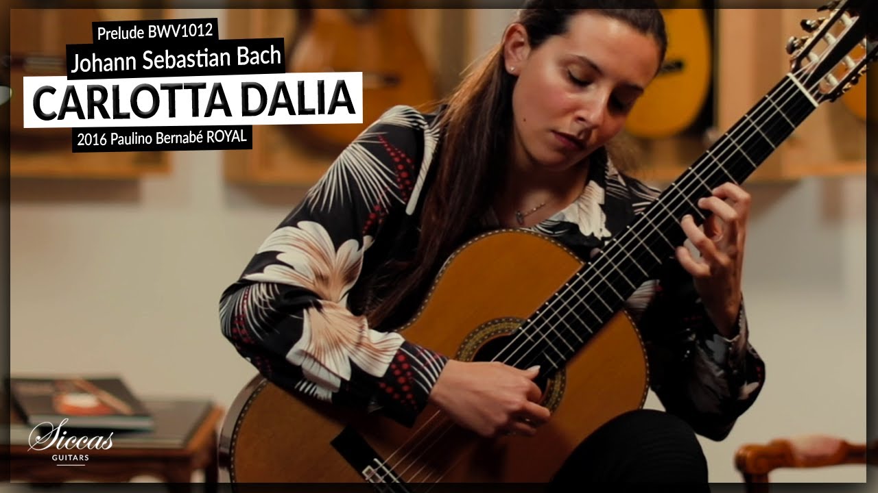 Carlotta Dalia plays Prelude from BWV1012 by J. S. Bach on a 2016 ...