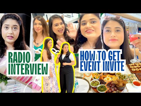 A day in life of indian influencer how to get event invites | radio ...