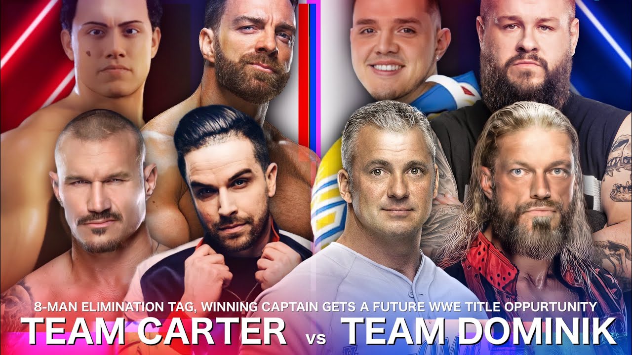 Team Carter Cyclops VS Team Dominik Mysterio 8-Man Elimination Tag ...