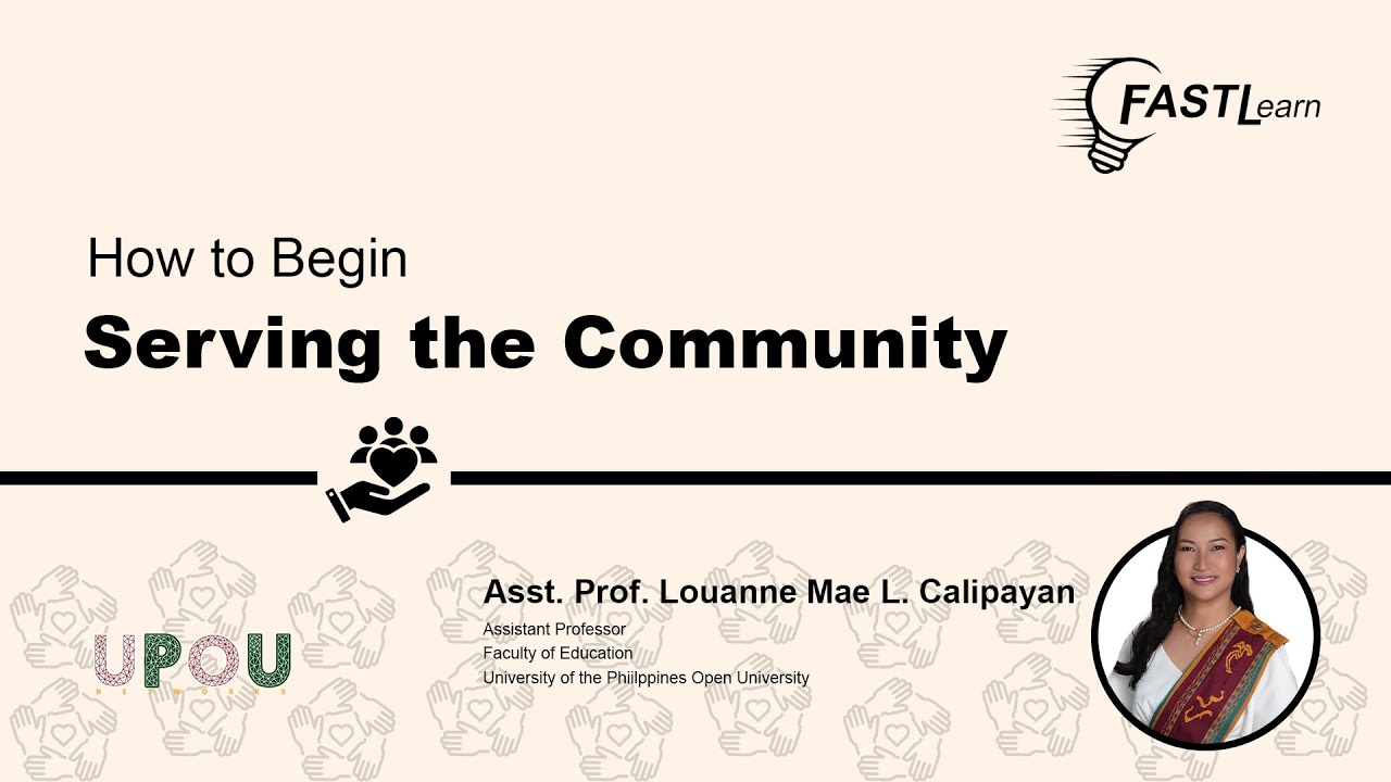FASTLearn Episode 41 - How to Begin Serving the Community - YouTube