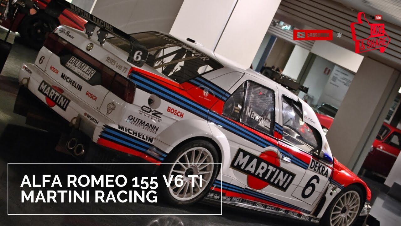Alfa Romeo 155 V6 Ti DTM Martini Racing - YouTube
