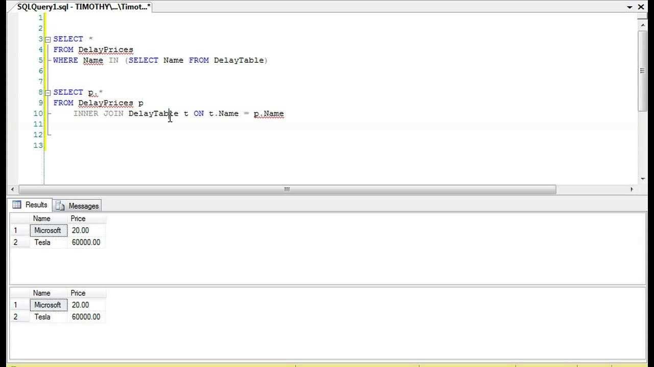 TSQL: How To Write Subqueries Part I - YouTube