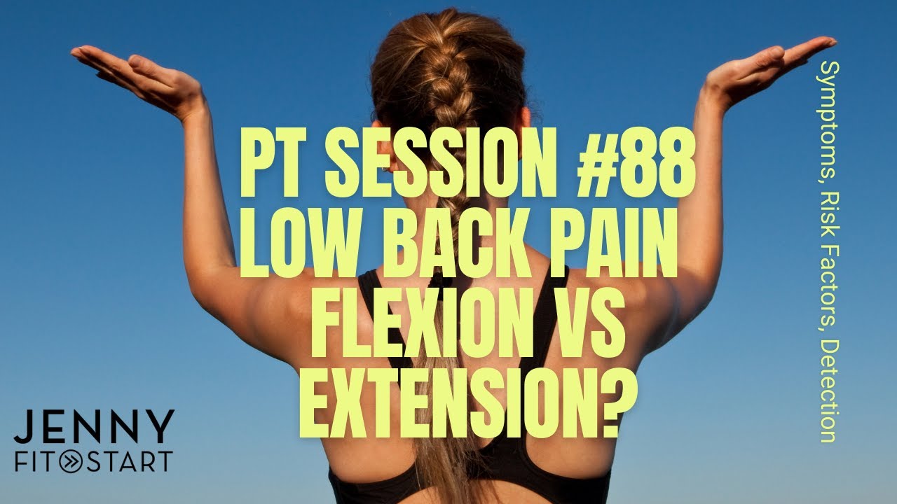 PT Session #88 - LOW BACK PAIN (Flexion vs Extension) - YouTube