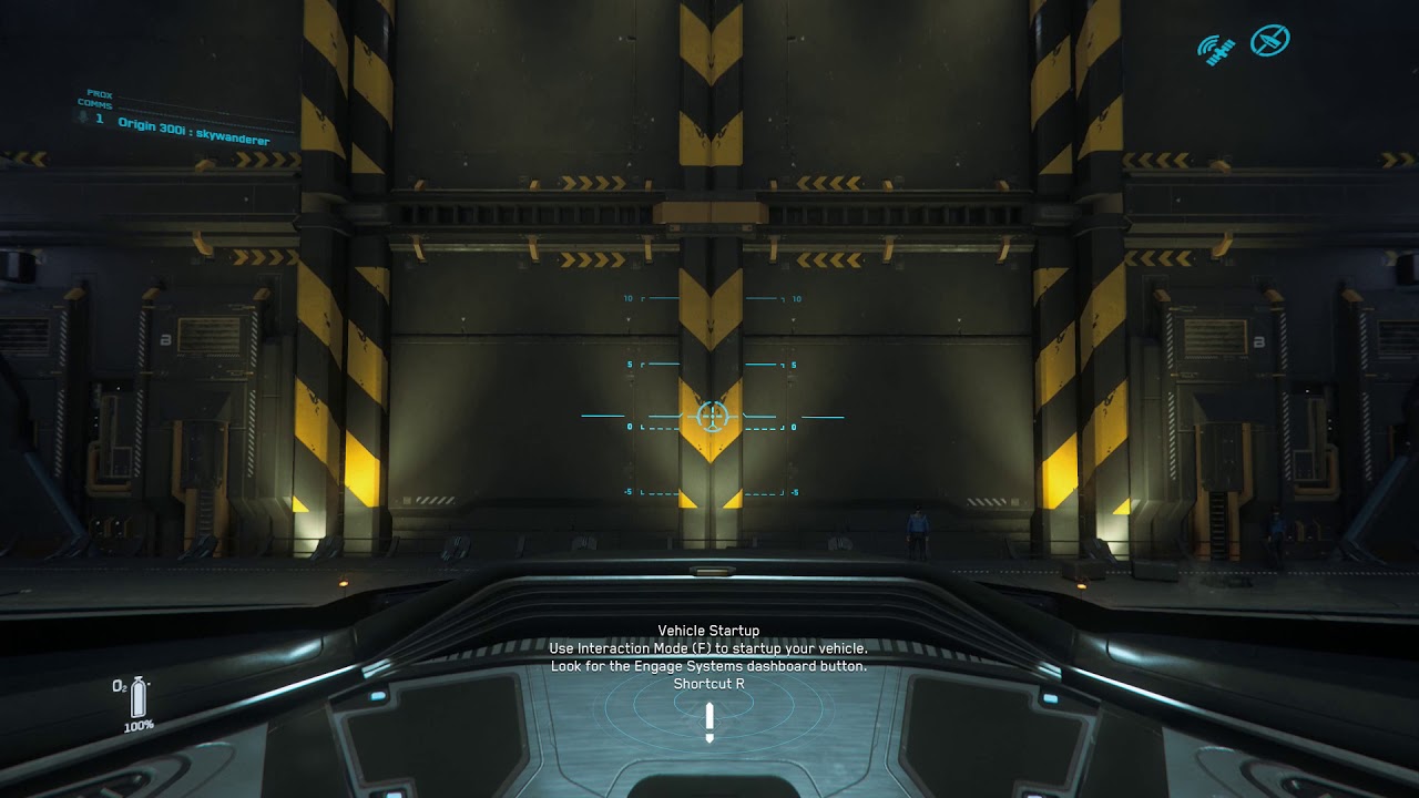 Star Citizen 3.9.1 - Origin 300i interior and engine start - YouTube