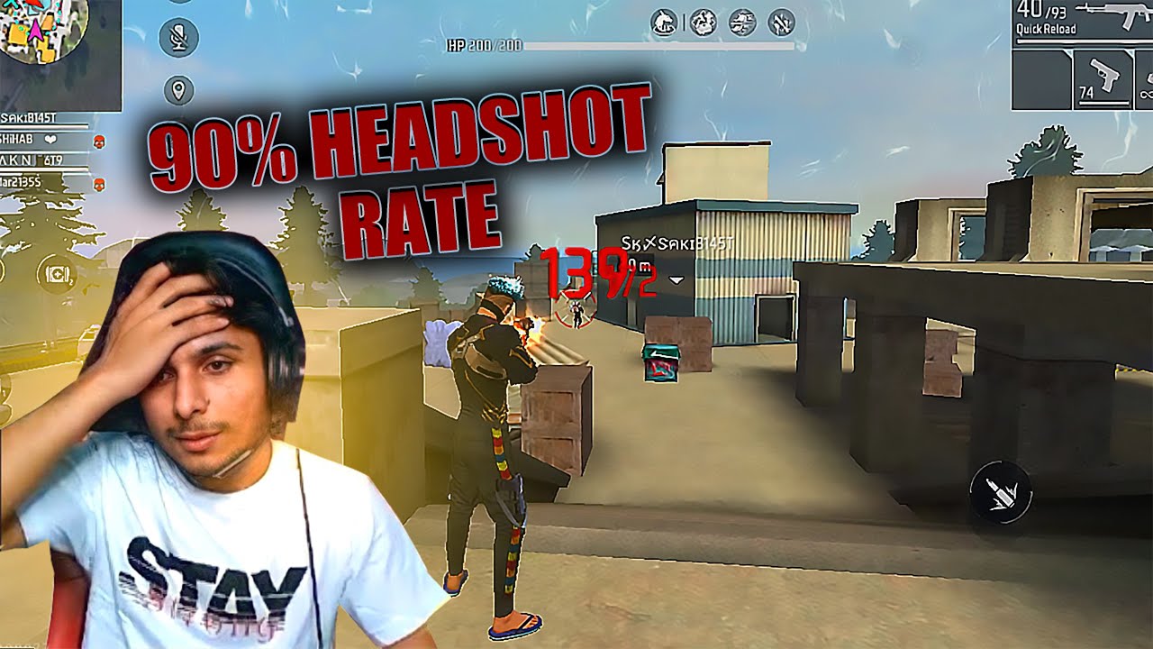 90% Headshot Rate 🤯 Panel User ? 🤬 Garena Free Fire ⚡ AKN H4X - YouTube