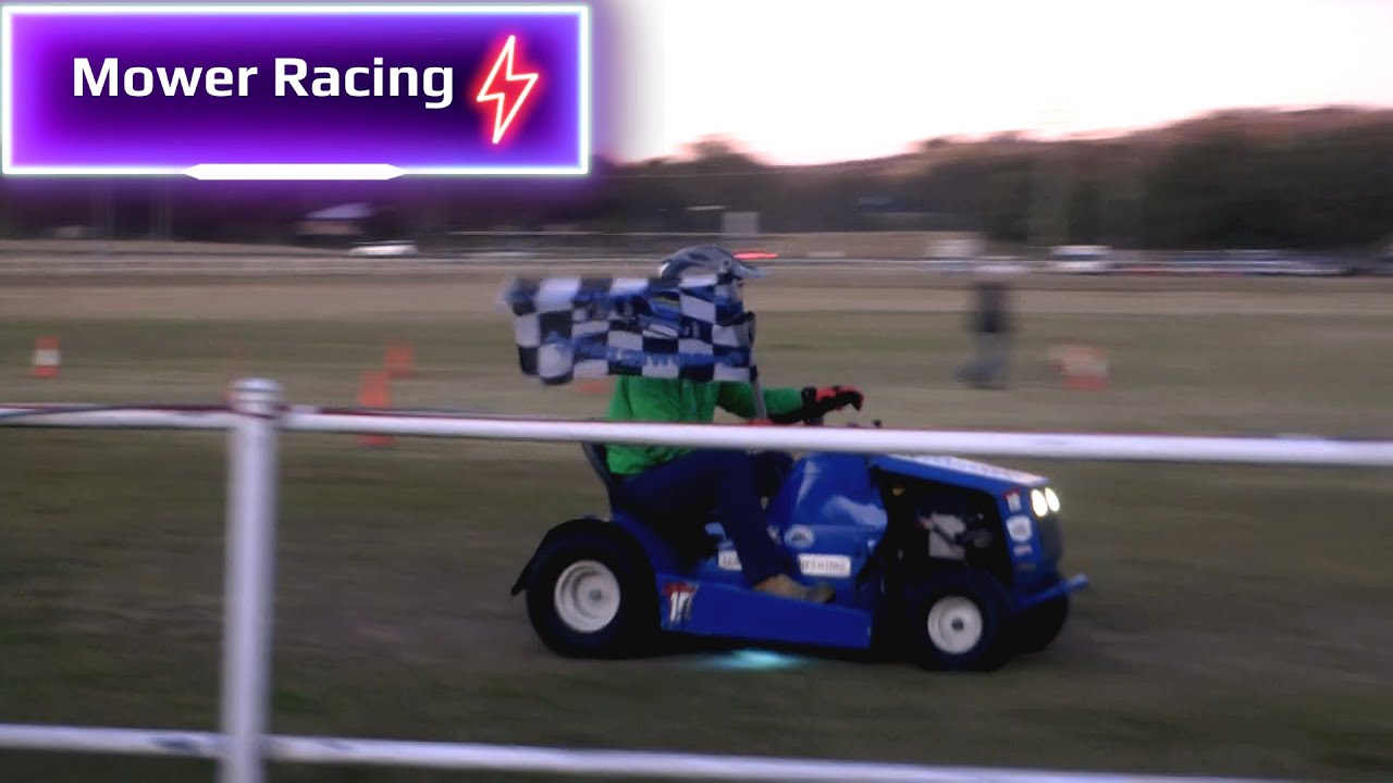 Ride on Mower racing, racing ride on mowers, Fastest mower Subscribe ...