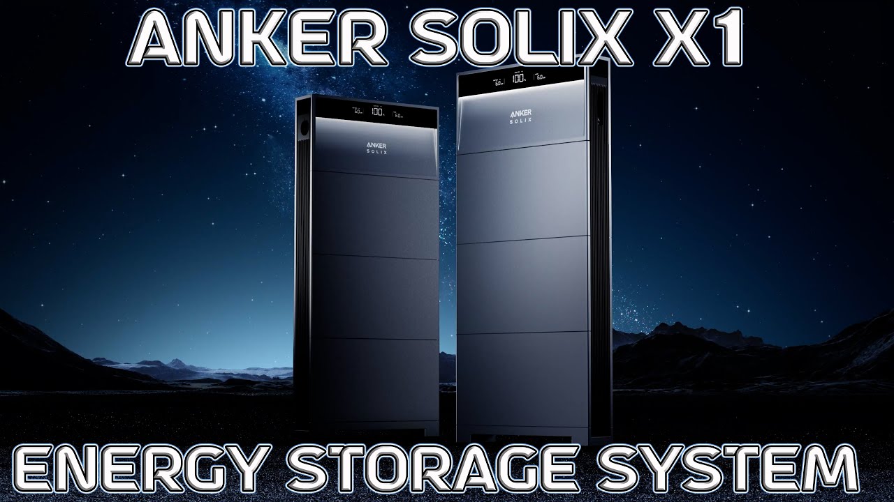 Anker SOLIX X1 energy storage system. - YouTube