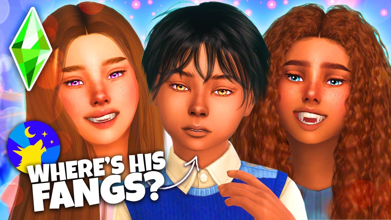my wolf triplets are growing up! (The Sims 4 Werewolves! 🐺Ep 10) - YouTube