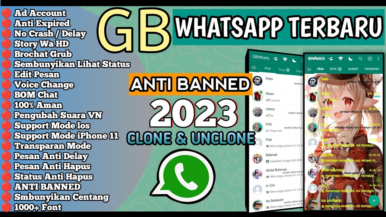 wa gb terbaru 2023 || gb whatsapp terbaru 2023 || whatsapp gb terbaru ...