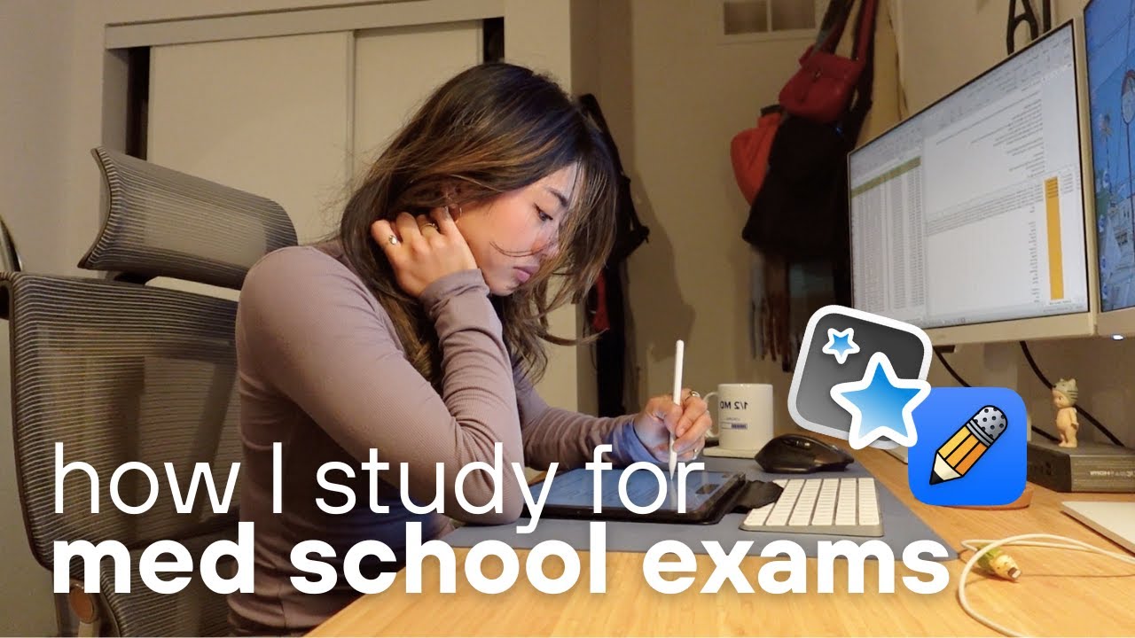 my after school study routine- med school exam prep! - YouTube