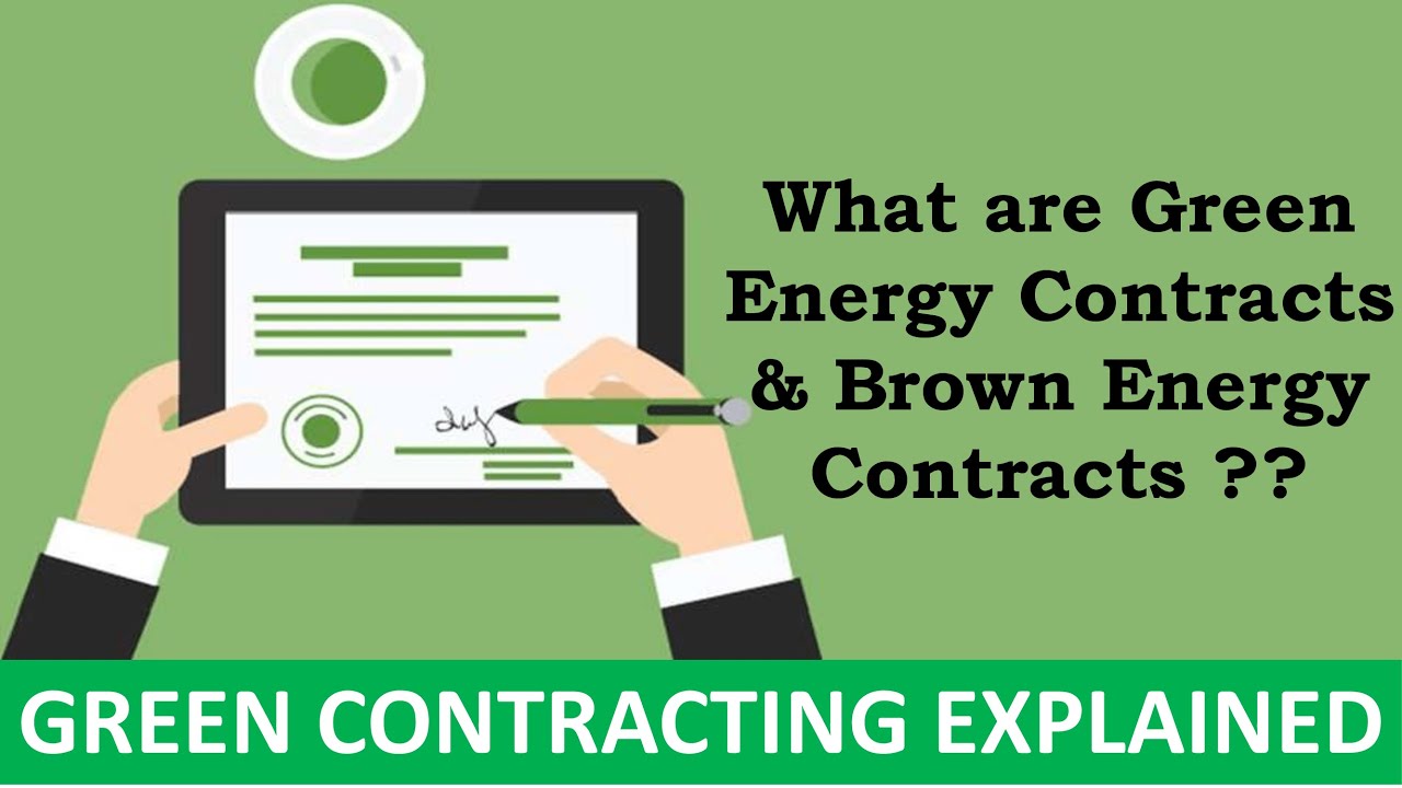 What are Green Contracts/Obligations & how they can imbibe a culture of ...