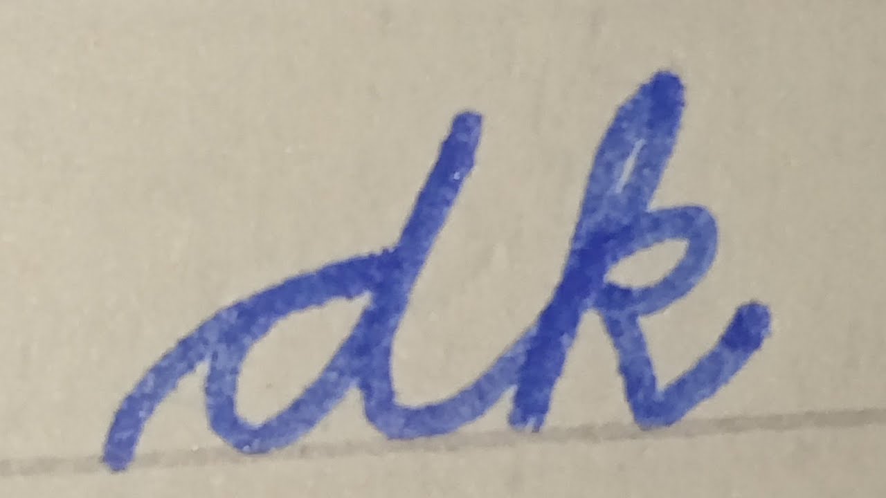 Connect D (a-z) In Cursive Writing | Cursive Handwriting | @MeerabKhan ...
