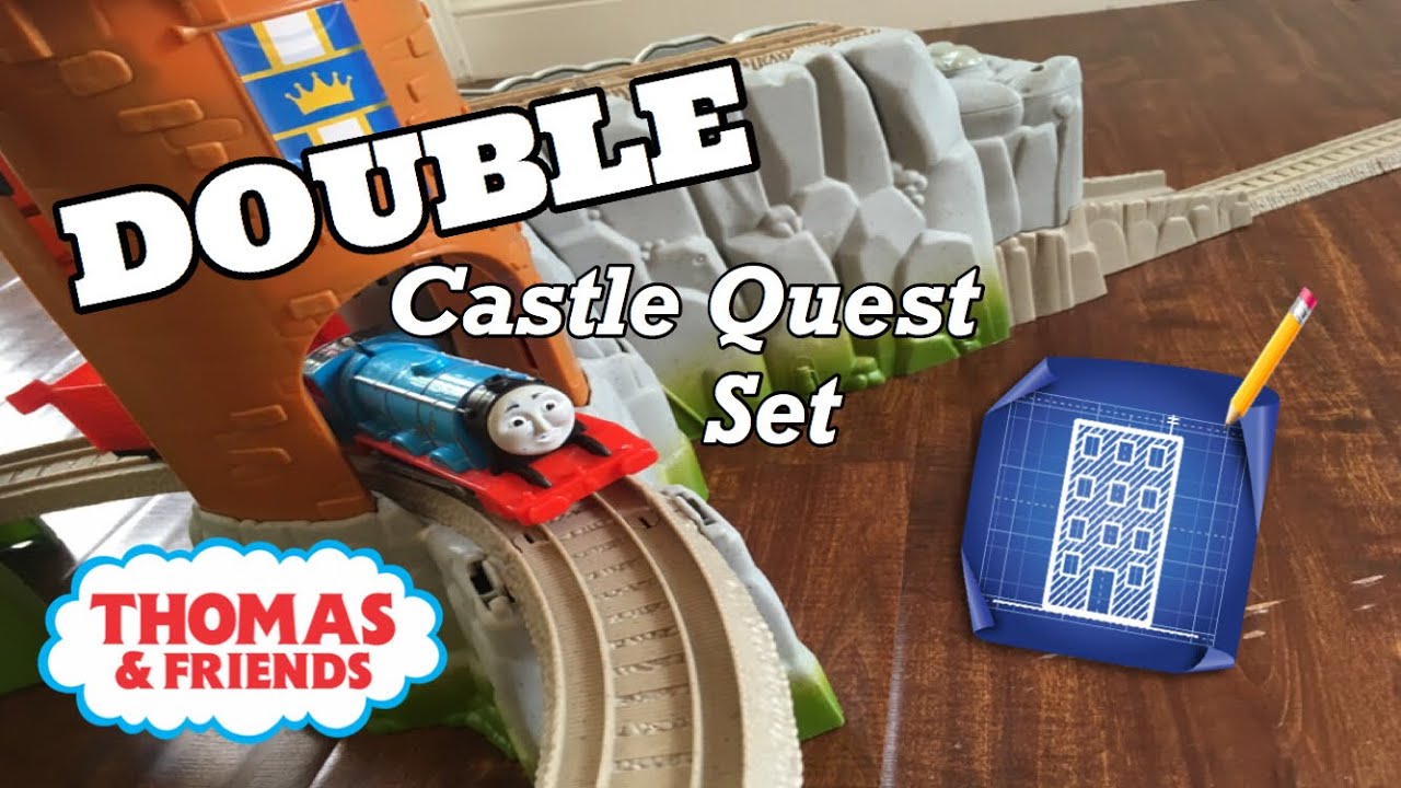 Thomas and Friends DOUBLE Castle Quest Set + BLUEPRINTS (part 1) - YouTube