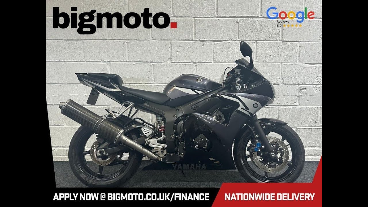 2005 - Yamaha R6 - Grey - 13936 miles - FULL WALKAROUND - YouTube