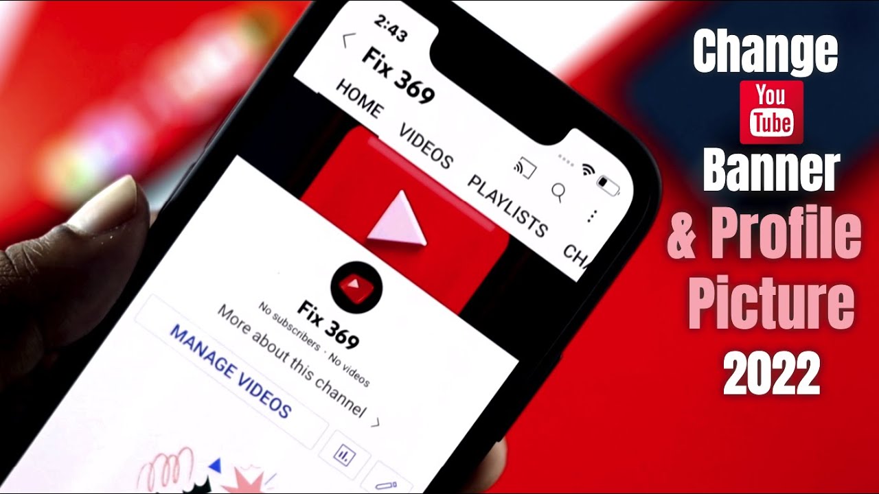 How to Change Your YouTube Profile Picture Android and iOS! [Art/Cover ...