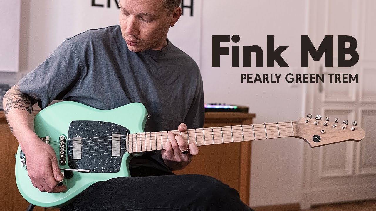 Demo of On Guitars "Fink MB PearlyGreen Trem" with Nick Silver ...