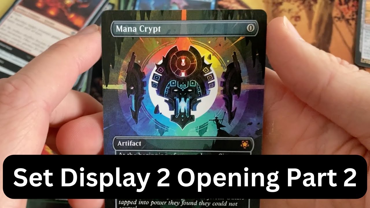 MTG - Lost Caverns Of Ixalan - Set Booster Box 2 Part 2 - Mana Crypt ...