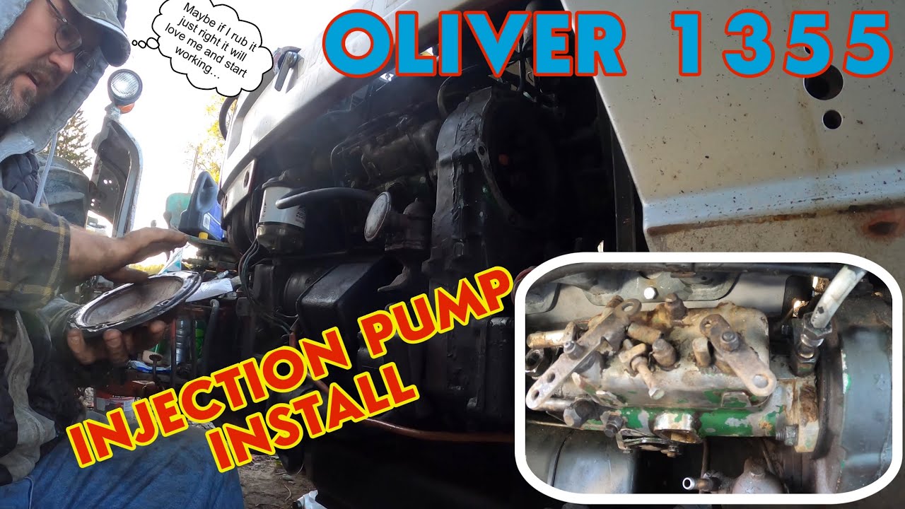 Oliver 1355 Injection Pump Install - YouTube