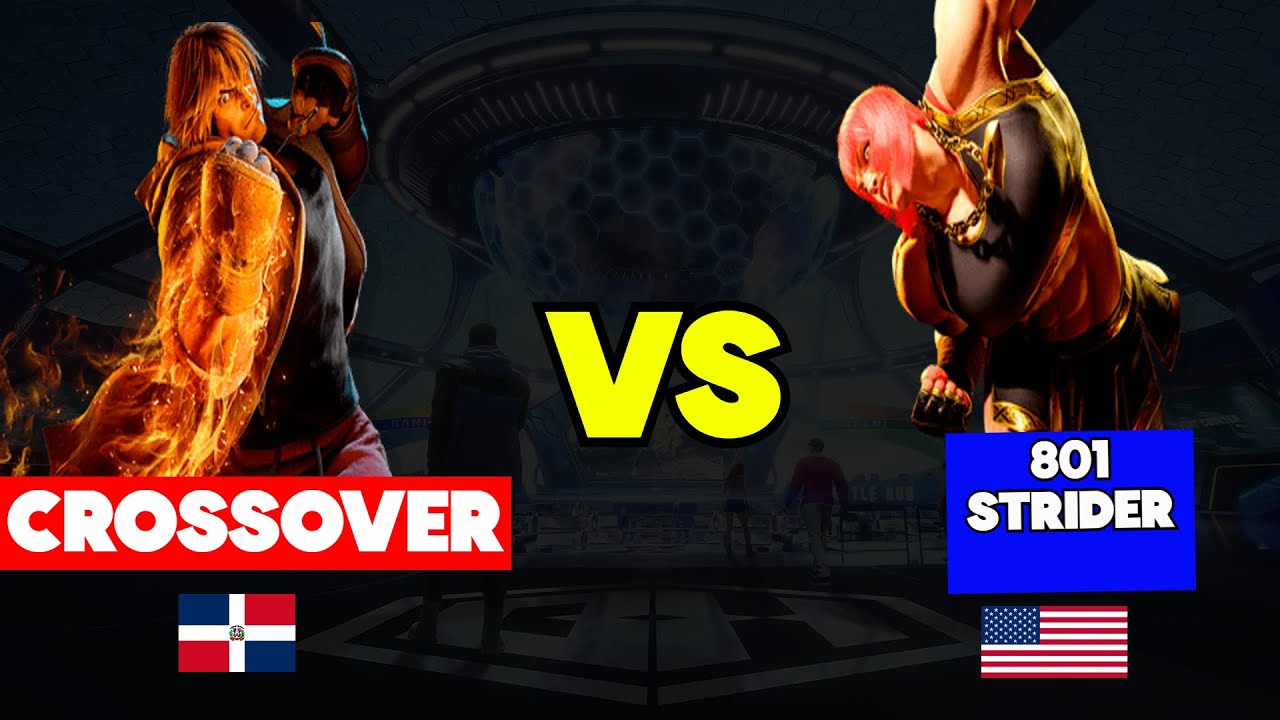 SF6- CROSSOVER (KEN) VS 801 STRIDER (MARISA) STREET FIGHTER 6 MATCH ...