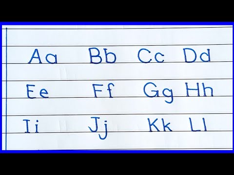 English alphabet writing | Capital and Small Letters | How to improve ...