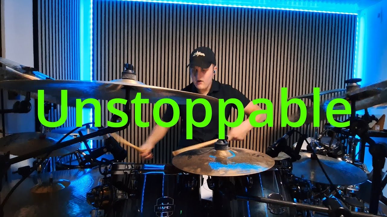 Unstoppable(Remix) - Drum Cover - LVNJ - YouTube