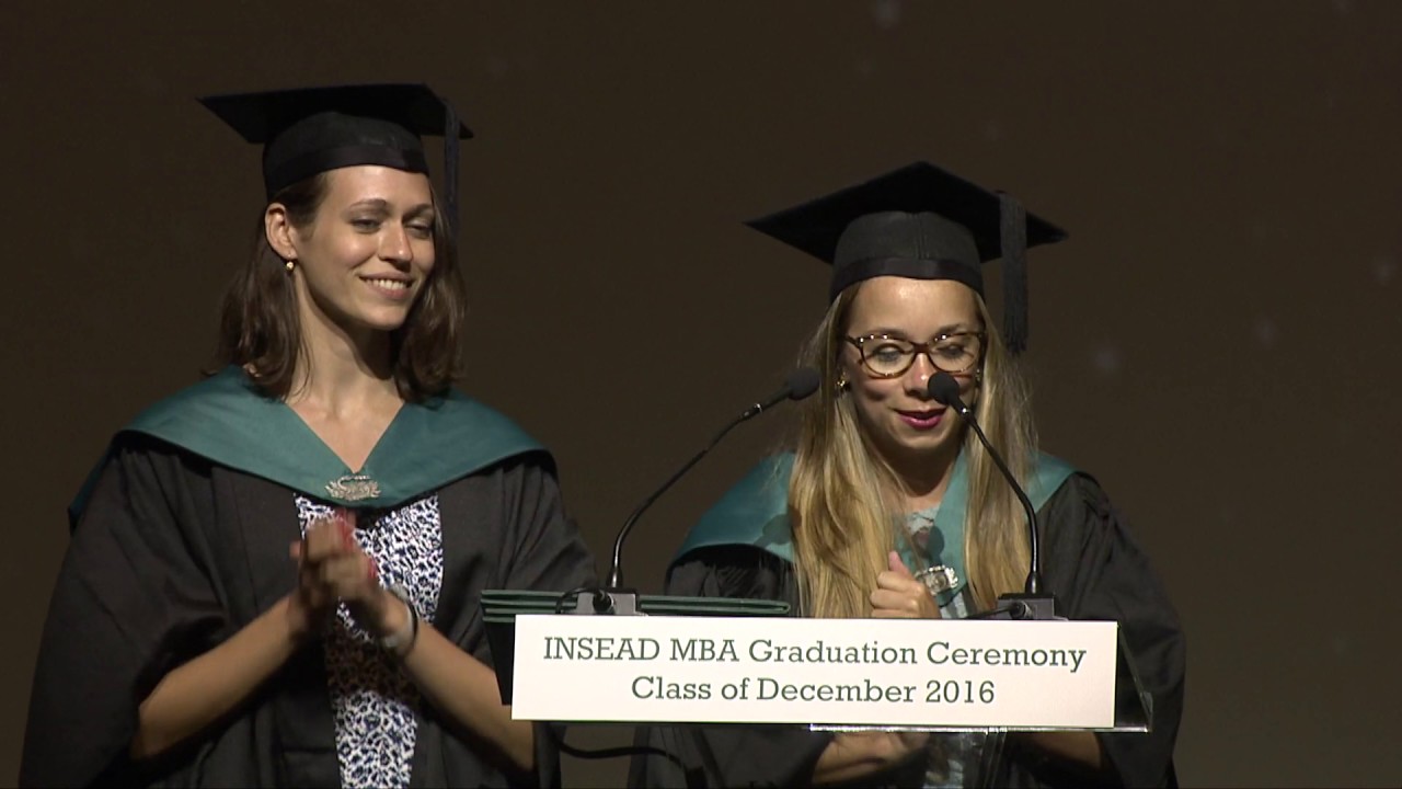 INSEAD MBA Class 16D Graduation - Teachers awards - YouTube