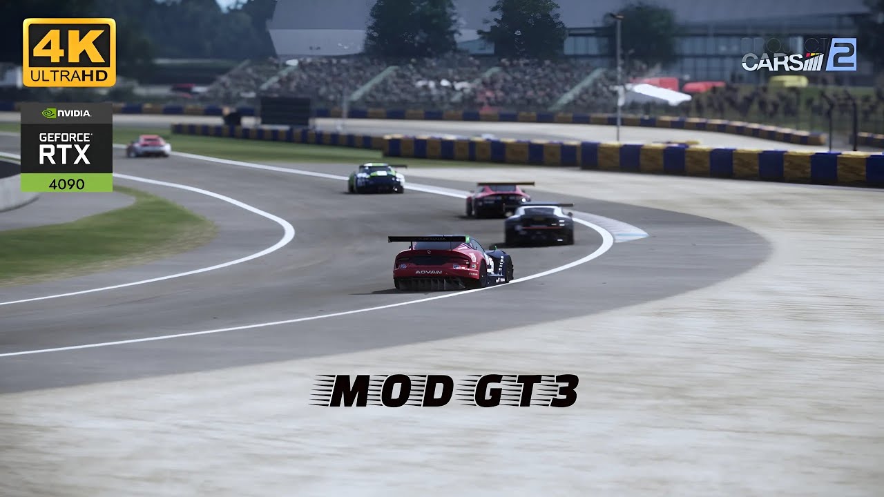 Project CARS 2 MOD GT3 Viper Le Mans Variant RTX 4090 4K max settings ...