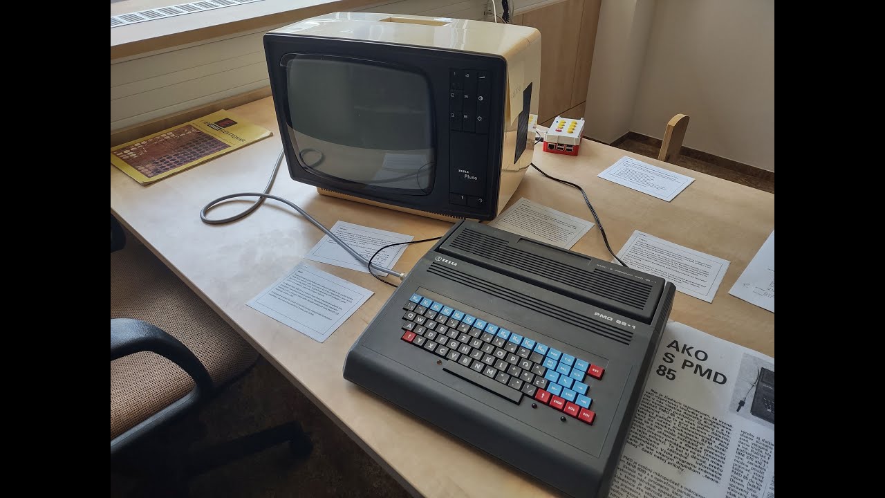 PMD 85-1, demo - YouTube