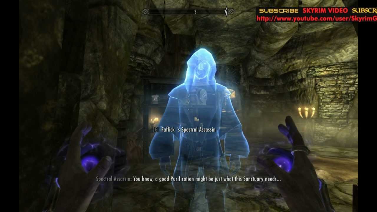 Skyrim - Spectral Assasin Power - YouTube