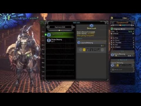 Monster Hunter: World What is Legiana Blessing \\ Good Luck