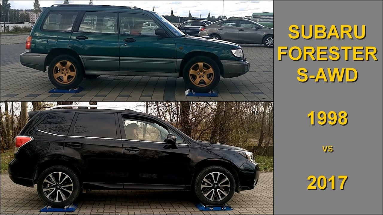 SLIP TEST - Subaru Forester : 1998 vs 2017 - S-AWD - @4x4.tests.on ...