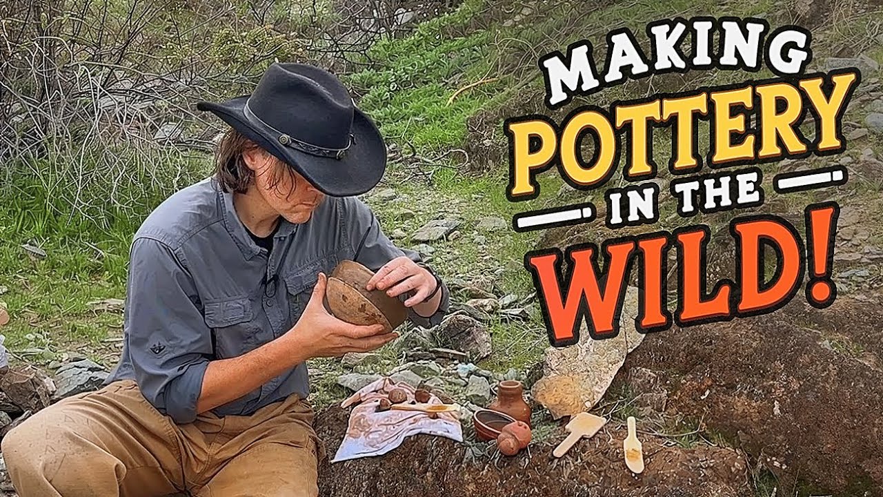 How to Make Primitive Pottery in the Wild! - YouTube