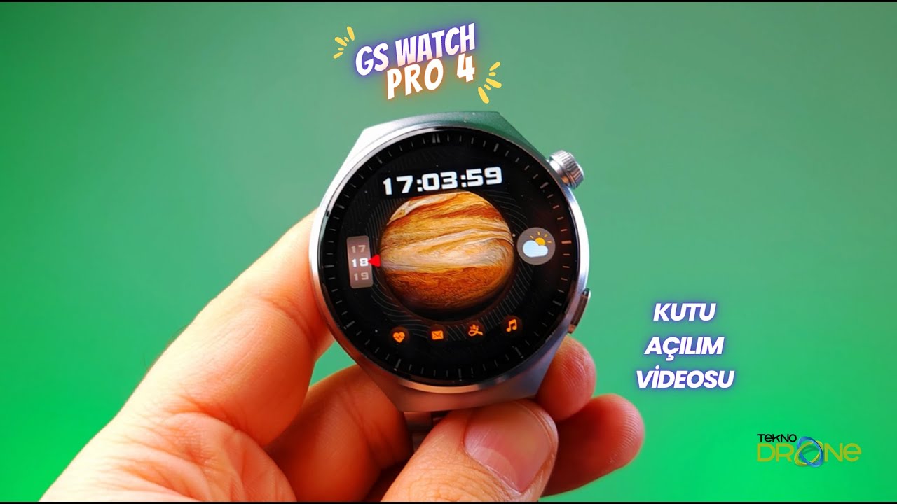 Gs Watch 4 Pro | Akıllı Saat İnceleme | Teknodrone.com - YouTube