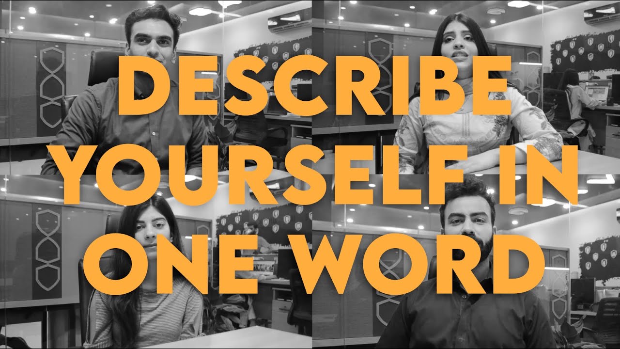 Describe Yourself In One Word | Meet Our Stars - YouTube