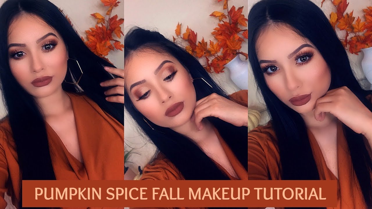GRWM FALL EDITION: PUMPKIN SPICE MAKEUP TUTORIAL | TANIAXO - YouTube