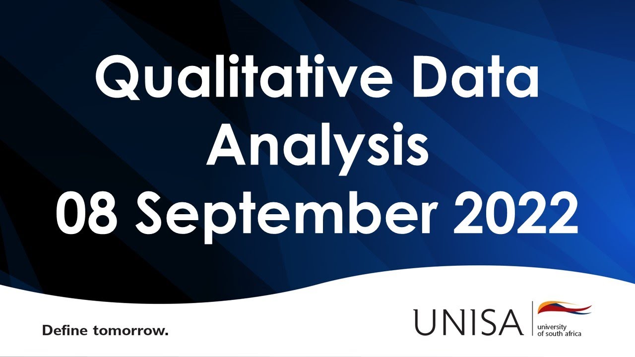 Qualitative Data Analysis - YouTube